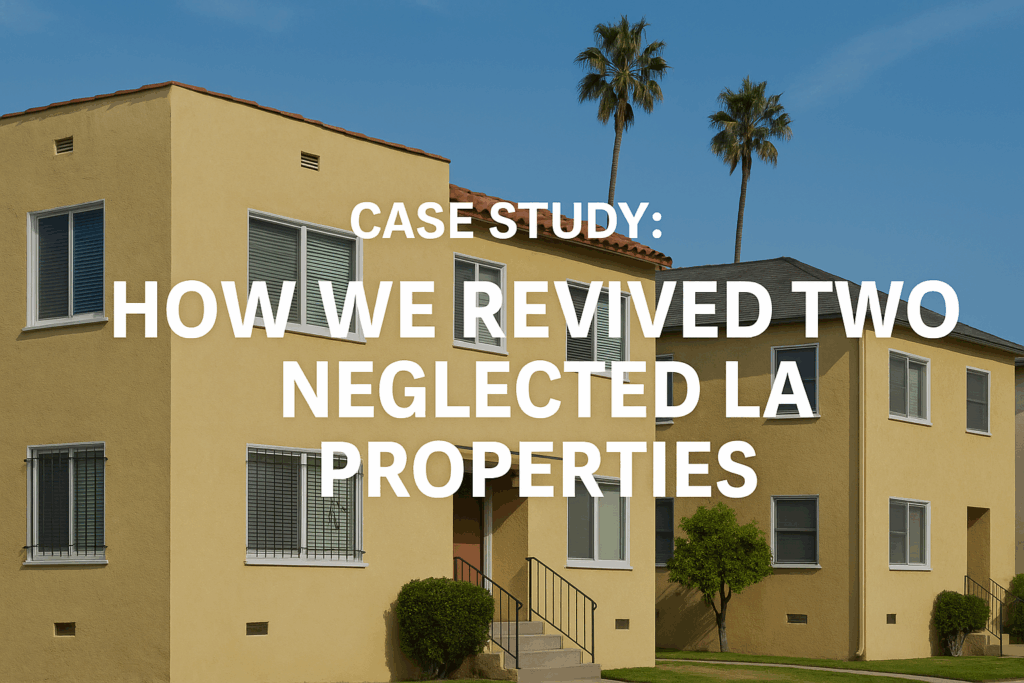 How We Revived Two Neglected LA Properties